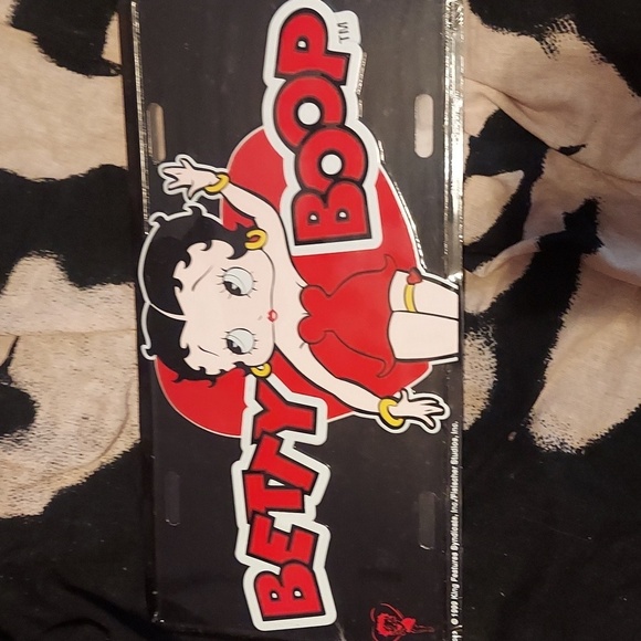 Betty Boop | Accents | Betty Boop Deadstock 99s Sealed Vanity License ...